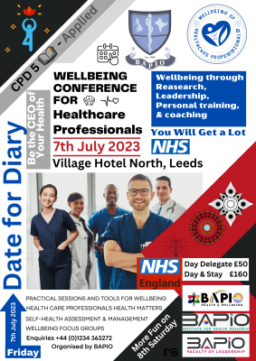BAPIO Wellbeing Conference 2023 | General | BookCPD.com